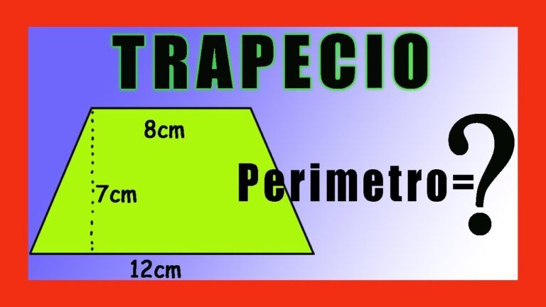 Cómo calcular el perímetro de un trapezoide: fórmula y ejemplos