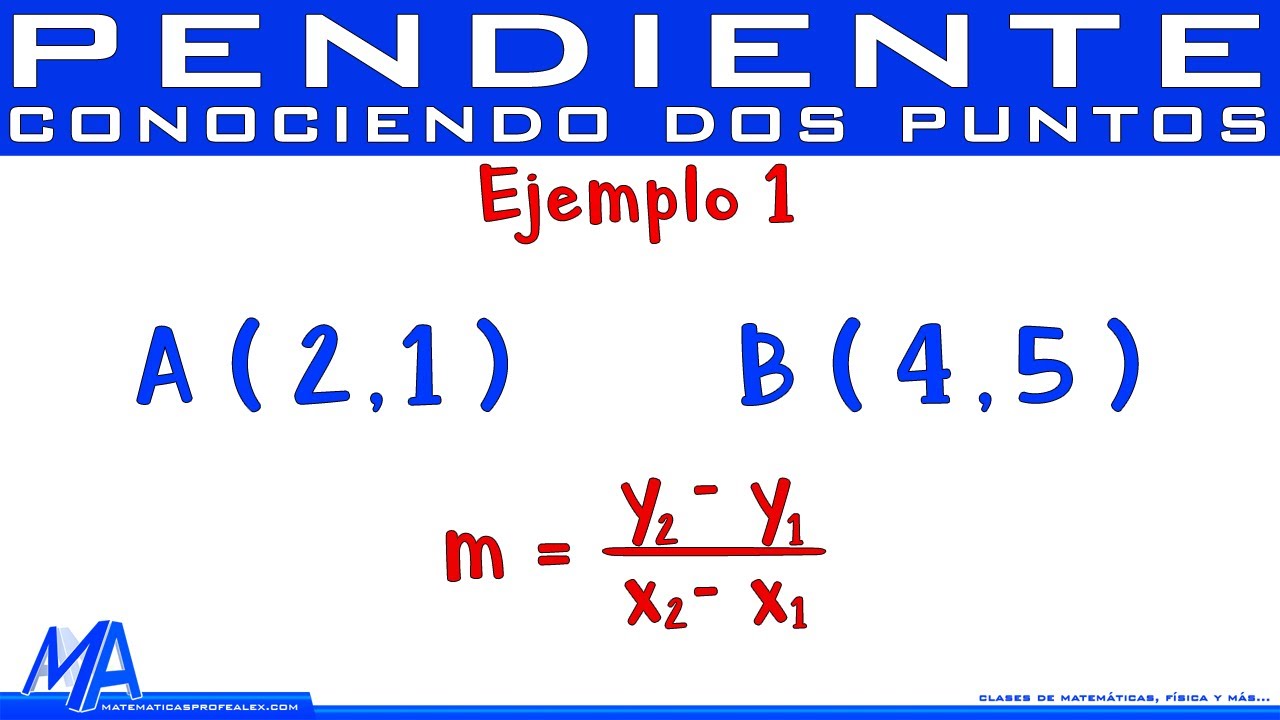 Cómo calcular la pendiente de una recta: fórmula y pasos