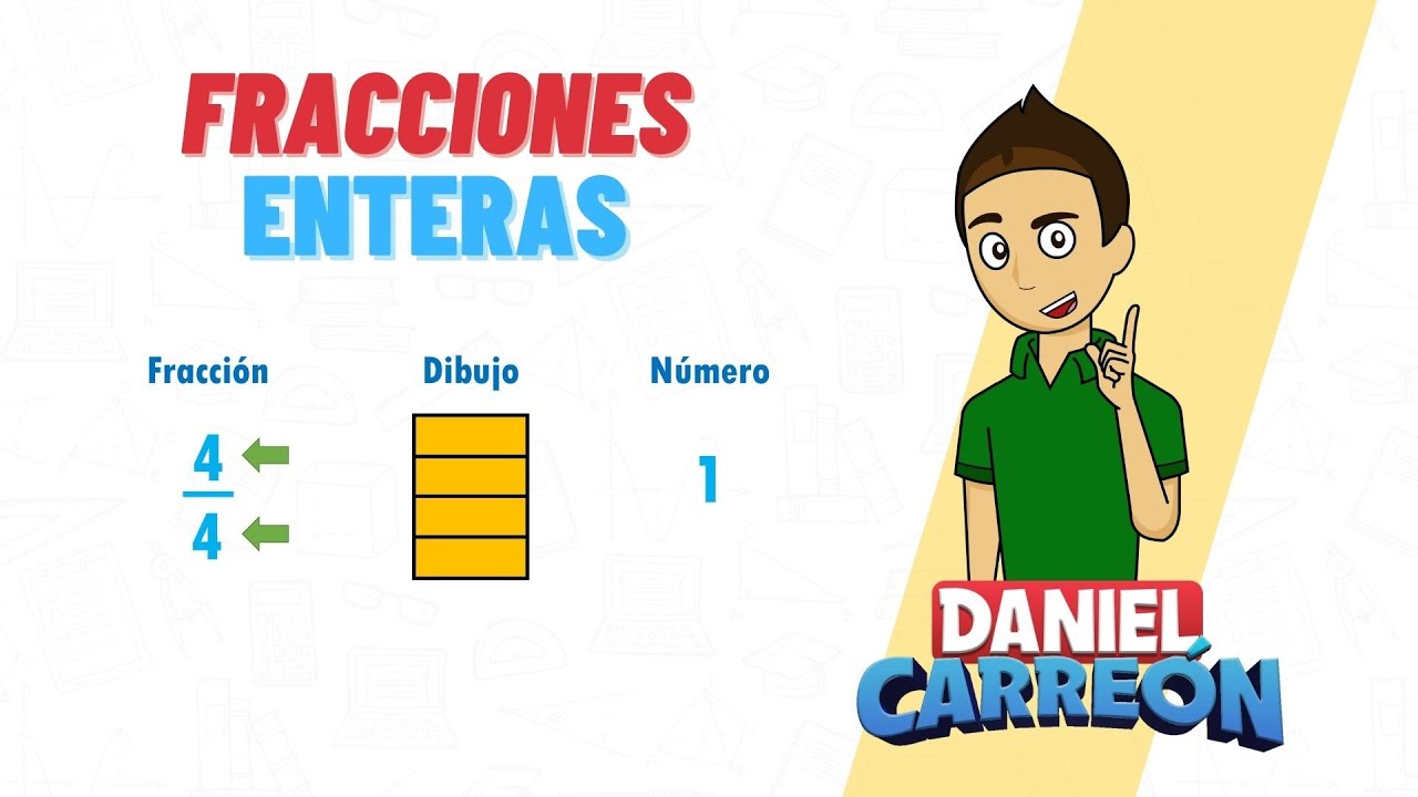 Elemento de una fracción que representa las partes tomadas de un entero ...