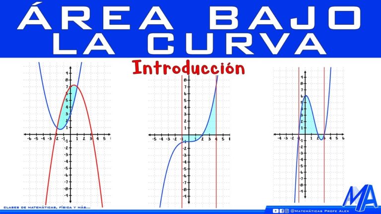 Qué es el área bajo la curva en el cálculo integral