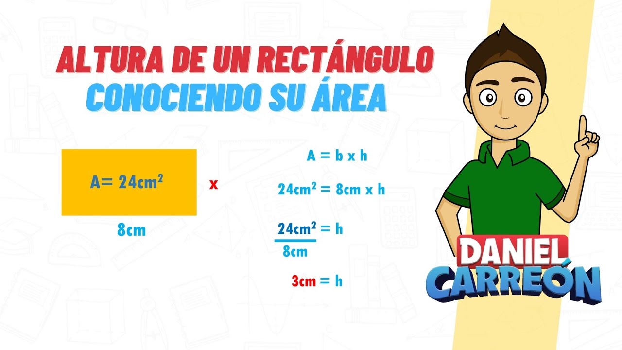 Cálculo del área de un rectángulo con base y altura variables