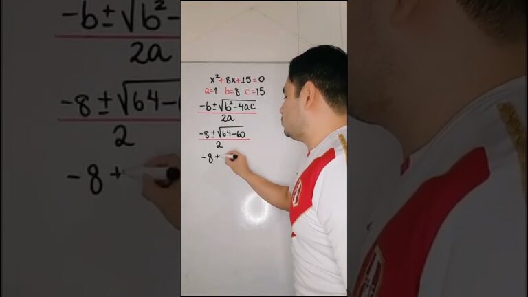 Cómo calcular la raíz cuadrada de b^2-4ac/2a