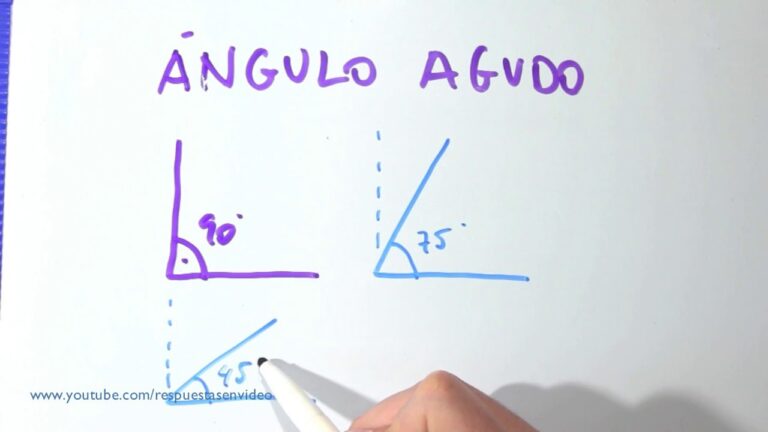 Medida de un ángulo agudo: ¿cuántos grados tiene?