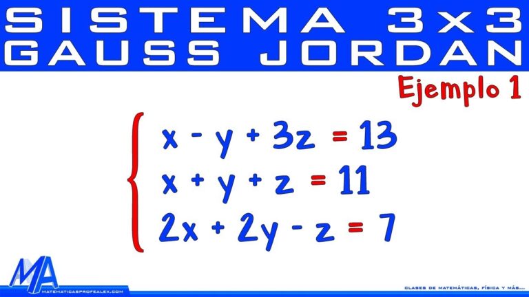 Método de Gauss-Jordan: una explicación detallada