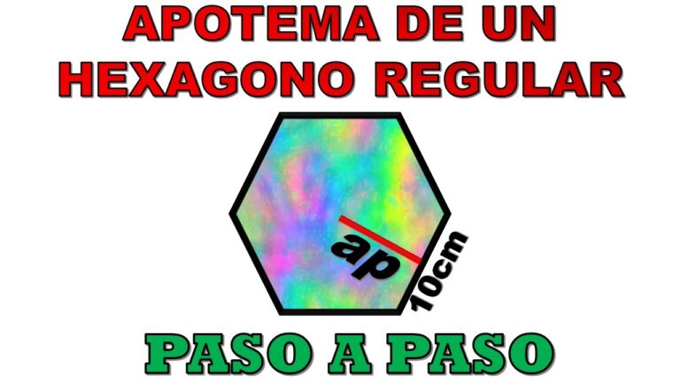 Método para calcular la longitud de un lado de un hexágono regular