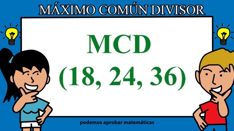 Calcula el máximo común divisor de 18 24 y 36