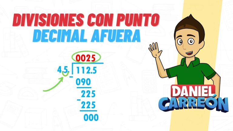 Cómo realizar divisiones con punto decimal en el dividendo y divisor