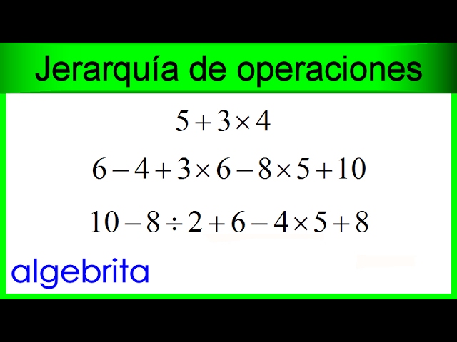 Orden de operaciones: ¿suma o resta primero?
