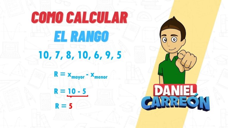 Qué es el rango y cómo se calcula