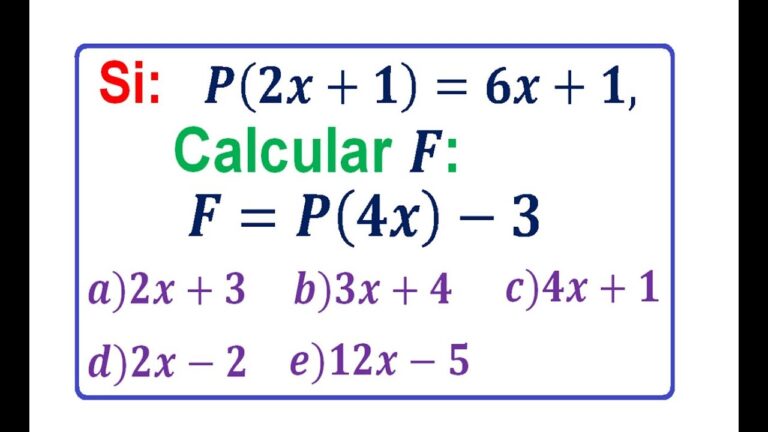 Calcular el valor de f(5) para la función f(x)=2x-1