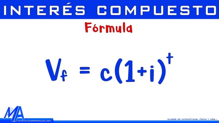 Fórmula del interés compuesto: descubre cómo calcularlo